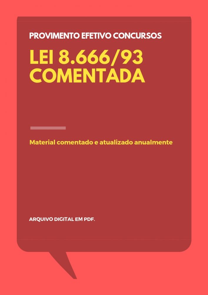 Lei 8666 93 Comentada E Atualizada - Dicas de Lei Lei 8666 93 Comentada E Atualizada - Dicas de Lei